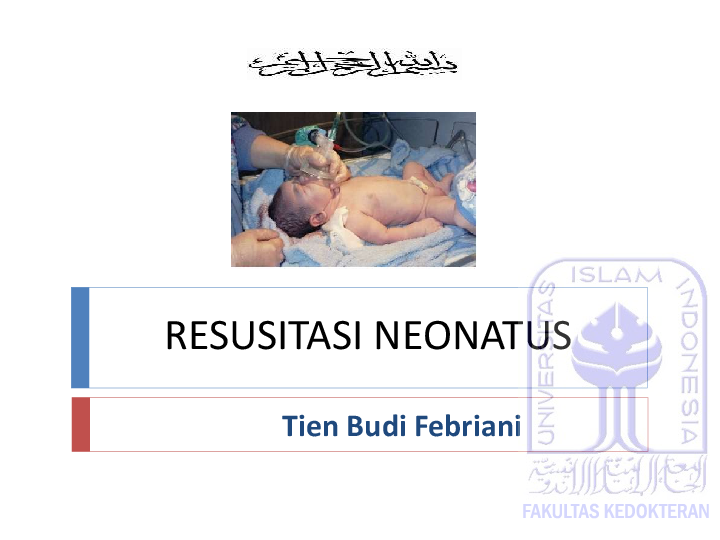 (PDF) RESUSITASI NEONATUS