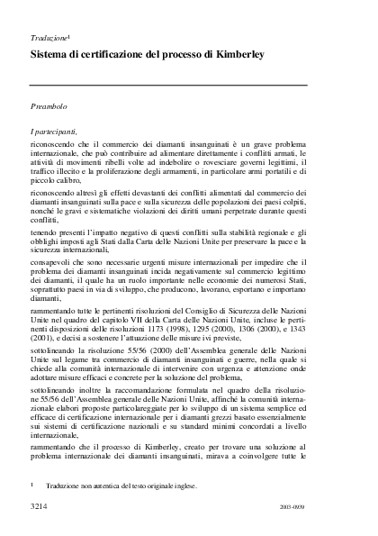 (PDF) Kimberley Process ita