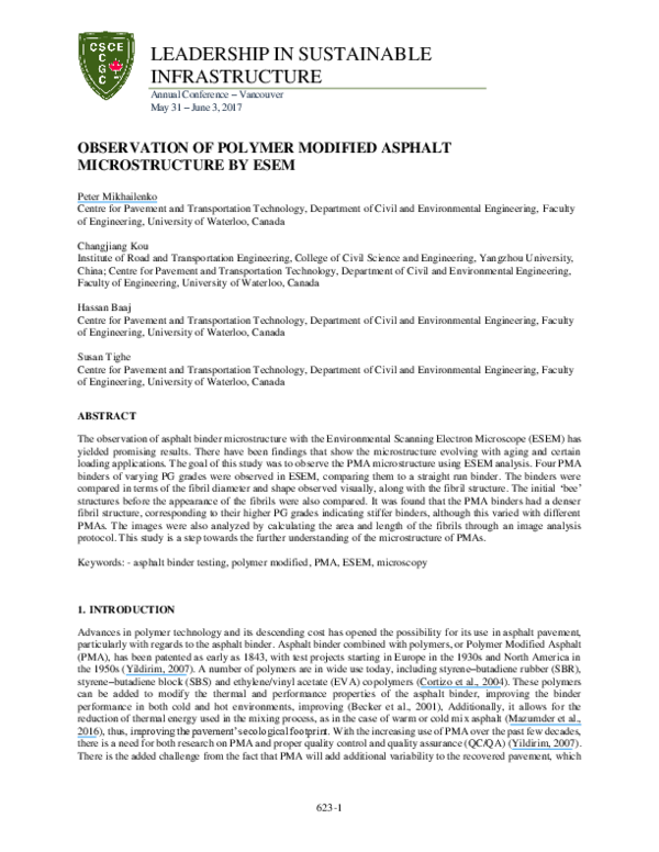(PDF) Observation of Polymer Modified Asphalt Microstructure by ESEM.pdf