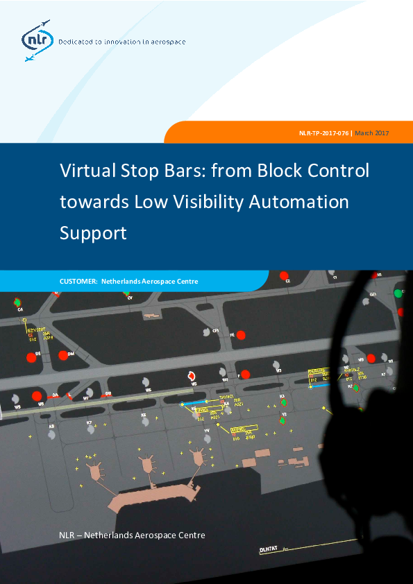 (PDF) Virtual Stop Bars: from Block Control towards Low Visibility ...