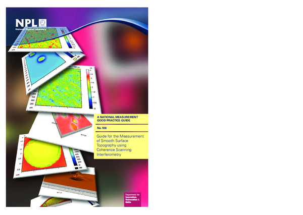 (PDF) Guide to the measurement of smooth surface topography using coherence scanning interferometry