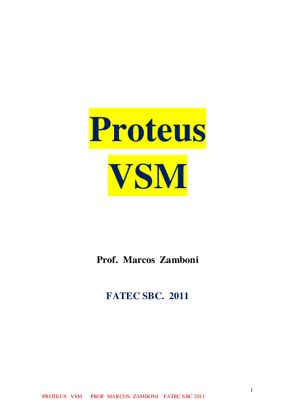 (PDF) Proteus VSM