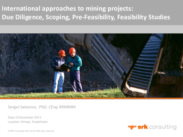 (PDF) International approaches to mining projects: Due Diligence ...