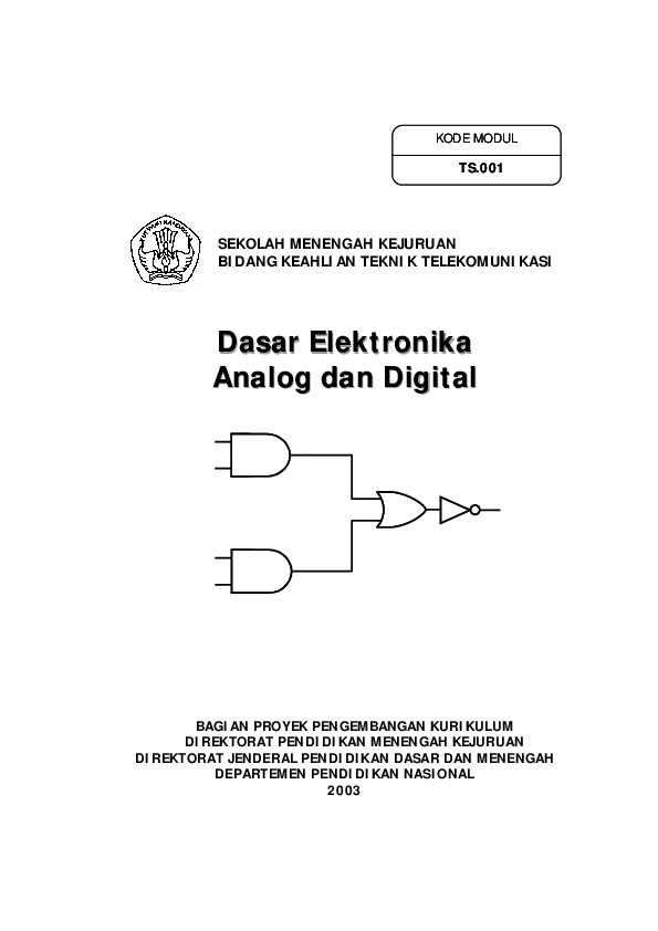 (PDF) Dasar elektronika analog dan digital