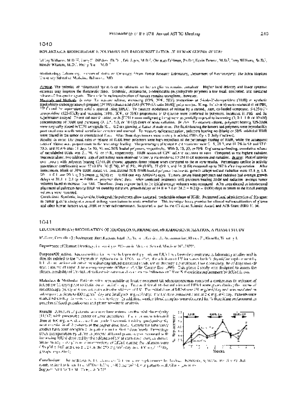 (PDF) 1041 Leucovorin (LV) modulation of iododeoxyuridine (IdUrd ...