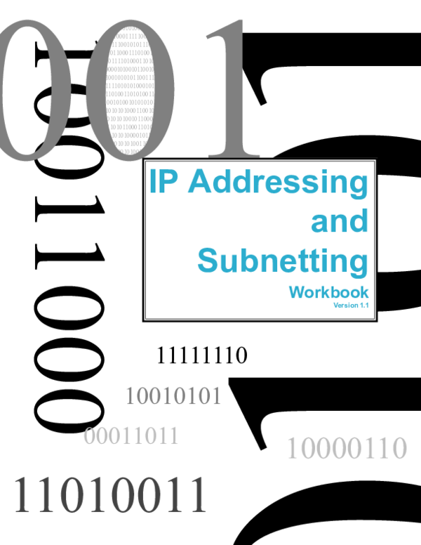 (PDF) IP Addressing and Subnetting Workbook