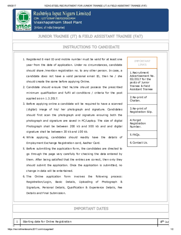 (PDF) INSTRUCTIONS TO CANDIDATE | kite kite - Academia.edu