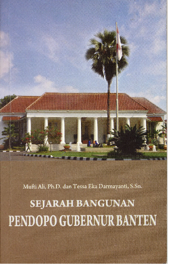(PDF) Sejarah Bangunan Pendopo Gubernur Banten