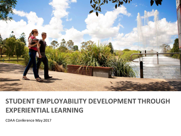 (PPT) 'Student employability development through experiential learning ...