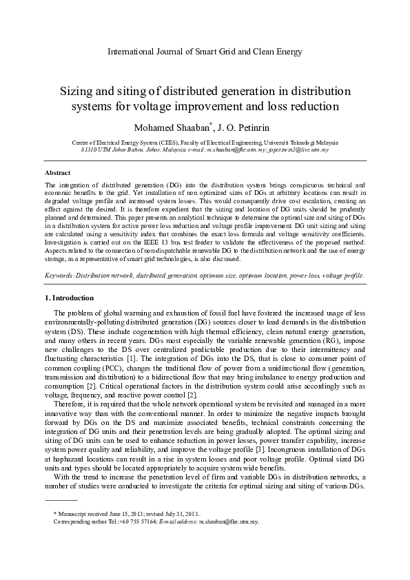 (PDF) Sizing and Siting of DG in DS.pdf (PDF) Sizing and Siting of DG in DS.pdf