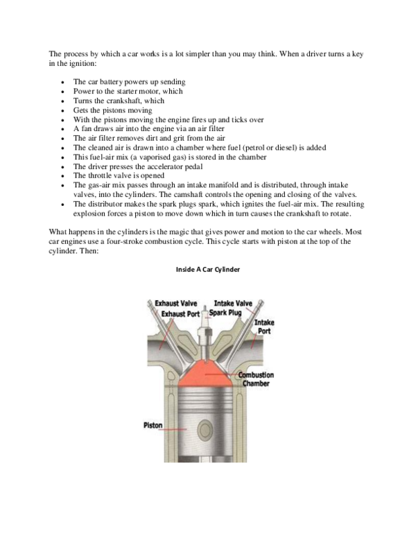 (DOC) Inside A Car Cylinder
