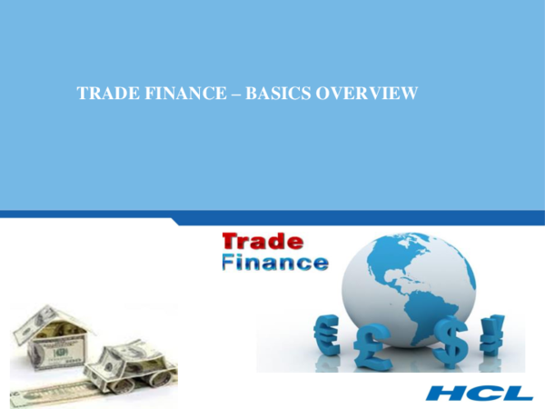 (PPT) Trade Finance - intro