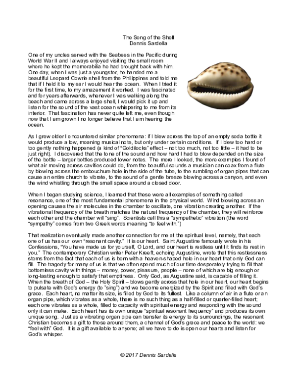 (PDF) The Song of the Shell