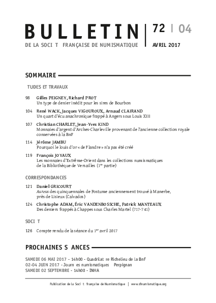 (PDF) J. Jambu, Pourquoi le louis d'or "de Flandre" n'a pas été créé ...