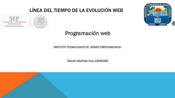 (PDF) LÍNEA DEL TIEMPO DE LA EVOLUCIÓN WEB