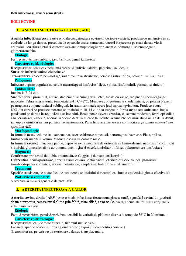 (DOC) Boli infectioase A5S
