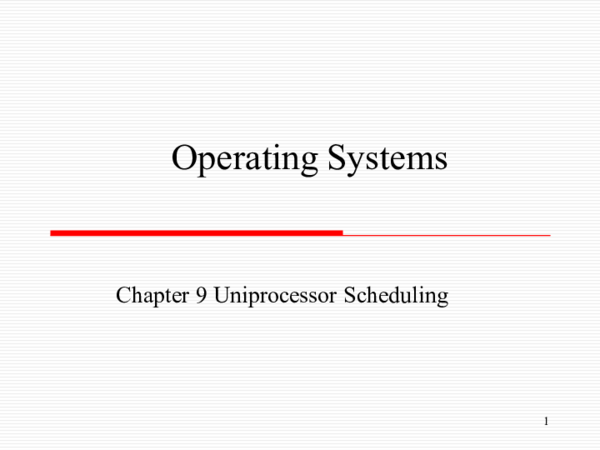 (PDF) Operating Systems