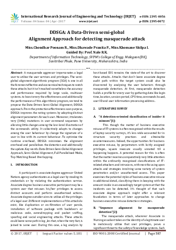 Pdf Ddsga A Data Driven Semi Global Alignment Approach For Detecting