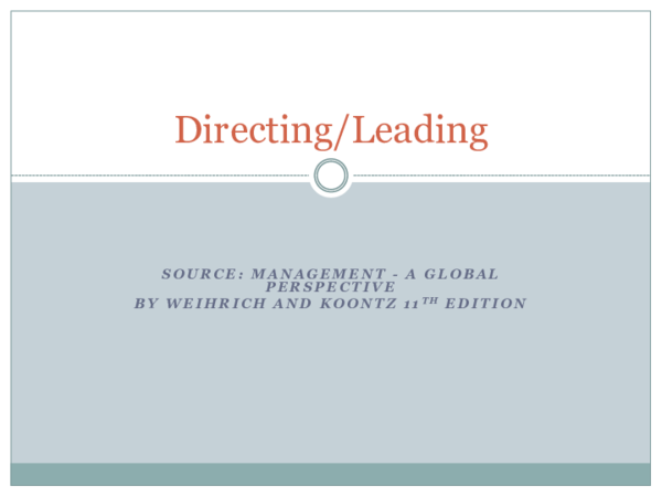 (PPT) Part 4 Leading Directing Revised | Rye Ryang Lee - Academia.edu