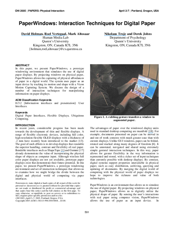 (PDF) Paper windows