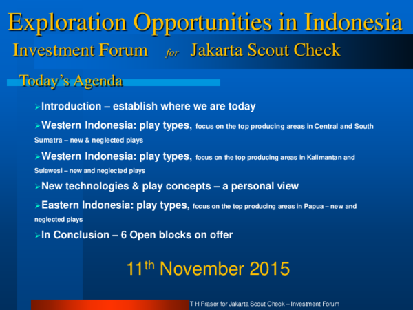 (PDF) Indonesian Exploration Opportunities in 2015