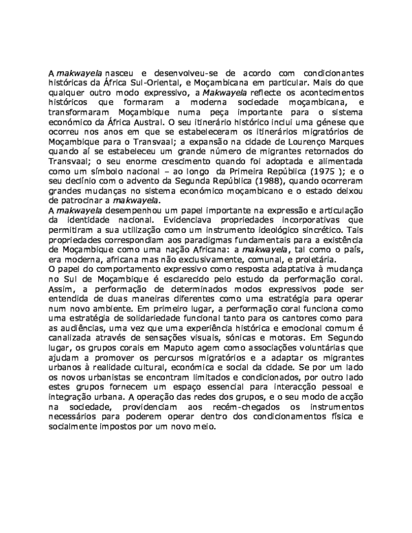 (DOC) A MAKWAYELA E UM MODO EXPRESSIVO QUE DESEMPENHOU UM IMPORTANTE ...