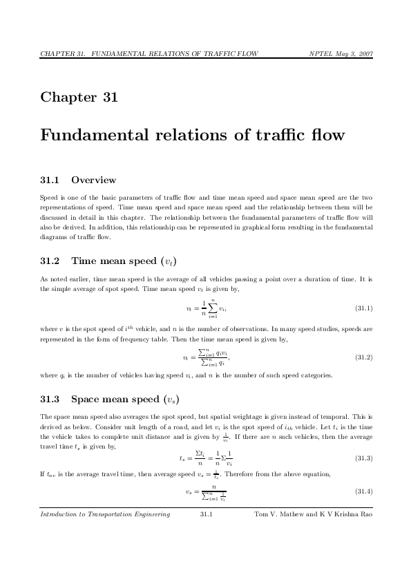 (PDF) Flow characteristics