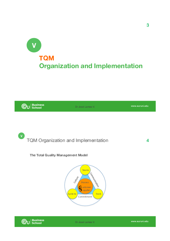 (PDF) TQM Organization and Implementation The Total Quality Management ...