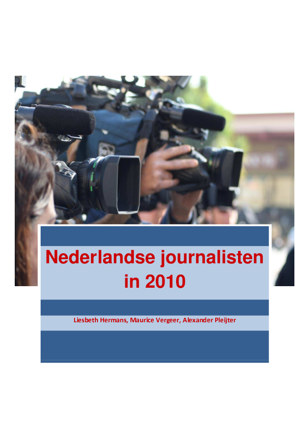 (PDF) Nederlandse journalisten in 2010 | Liesbeth Hermans - Academia.edu