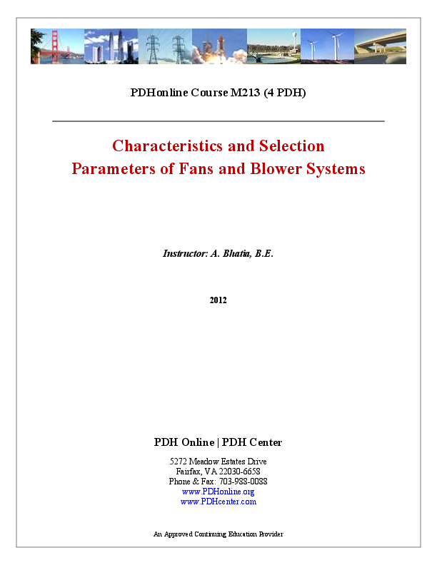 (PDF) PDHonline Course M213 (4 PDH) Characteristics and Selection ...