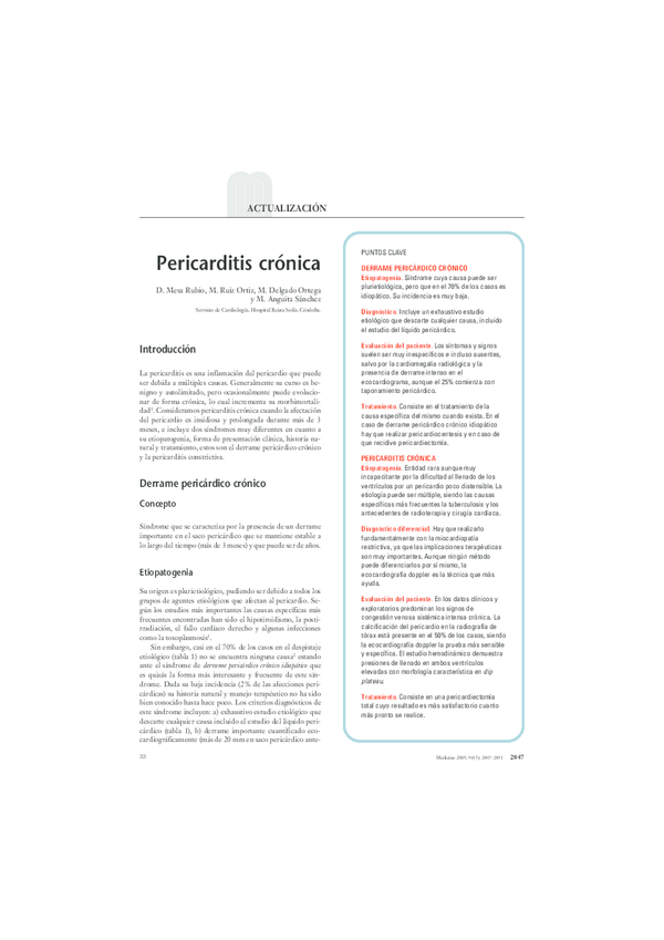 (PDF) Pericarditis cr?nica | martin ortiz - Academia.edu