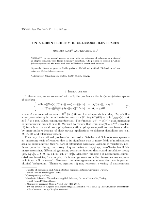 problème variationnel