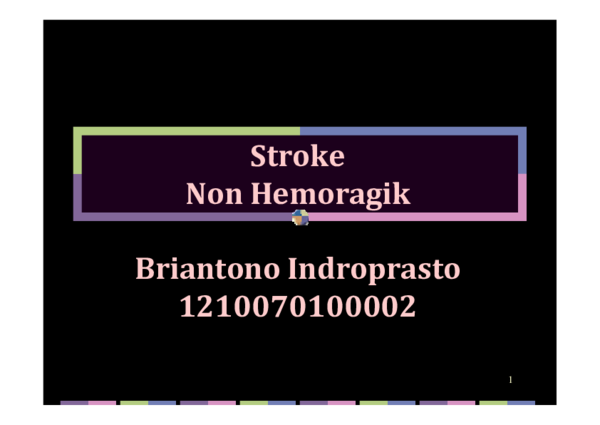 (PPT) stroke non hemoragik.pptx
