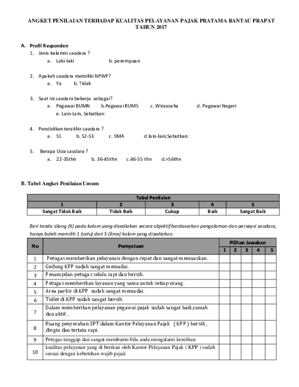 (DOC) angket.docx | nursetia ningsih - Academia.edu