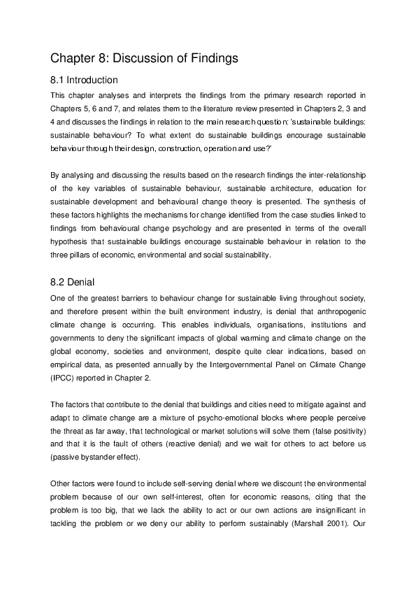 (PDF) Chapter 8: Discussion of Findings | Dr John L Clarke - Academia.edu