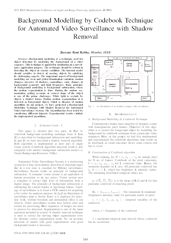 (PDF) Background Modelling by Codebook Technique for Automated Video ...