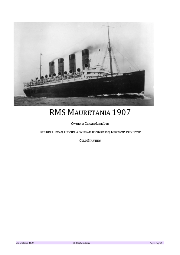 (PDF) RMS Mauretania 1907 (Rev 1a).pdf