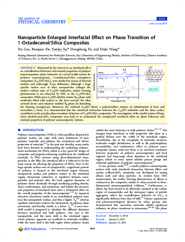 (PDF) Nanoparticle enlarged interfacial effect on phase transition of 1 ...