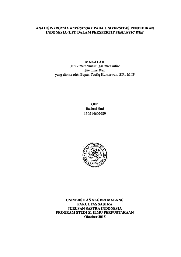 (PDF) ANALISIS DIGITAL REPOSITORY PADA UNIVERSITAS PENDIDIKAN INDONESIA ...