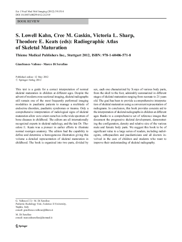 (PDF) S. Lowell Kahn, Cree M. Gaskin, Victoria L. Sharp, Theodore E ...