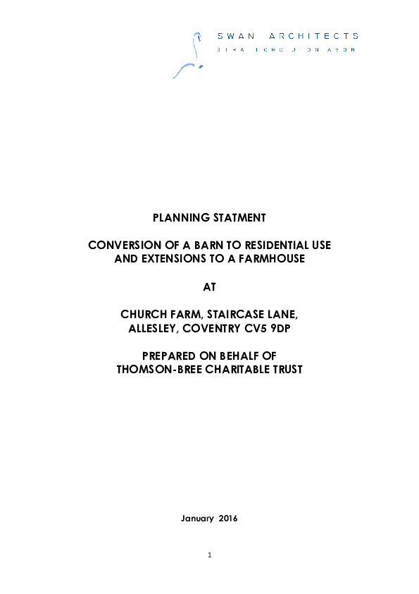 (PDF) Planning Statement