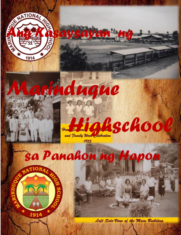 (DOC) MARINDUQUE HIGH SCHOOL