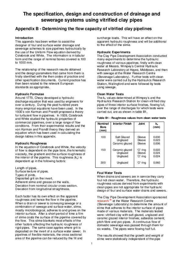 (PDF) The specification, design and construction of drainage and ...