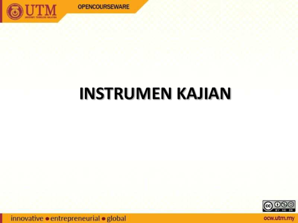 (PDF) Instrumen Kajian