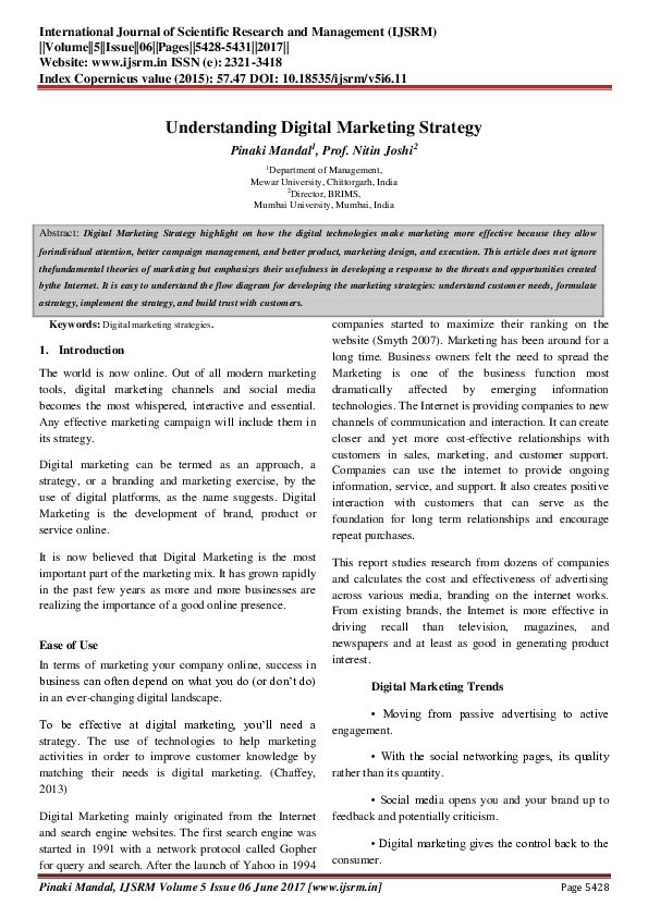 (PDF) Understanding Digital Marketing Strategy