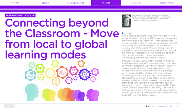 (PDF) Connecting beyond the Classroom - Move from local to global ...