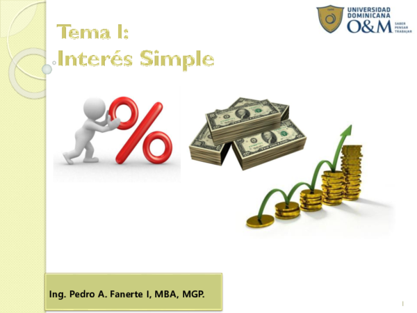 (PPT) Tema I Interes Simple