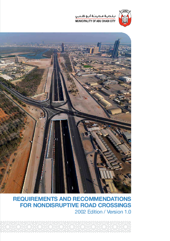 (PDF) REQUIREMENTS AND RECOMMENDATIONS FOR NONDISRUPTIVE ROAD CROSSINGS
