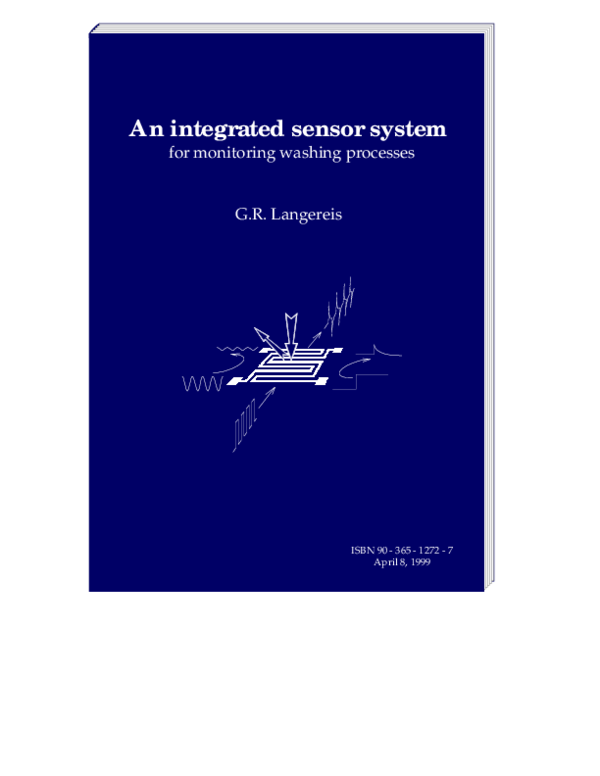 (PDF) An integrated sensor system for monitoring washing processes
