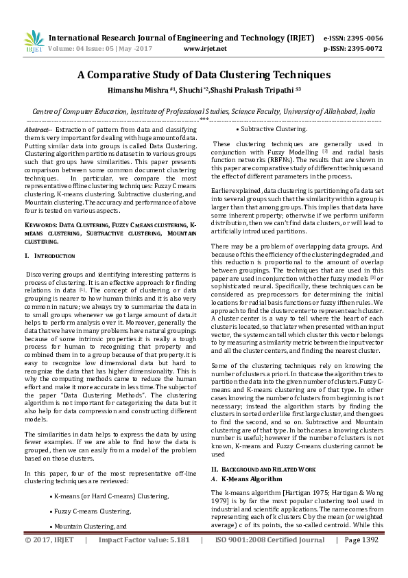 algorithm better than k means